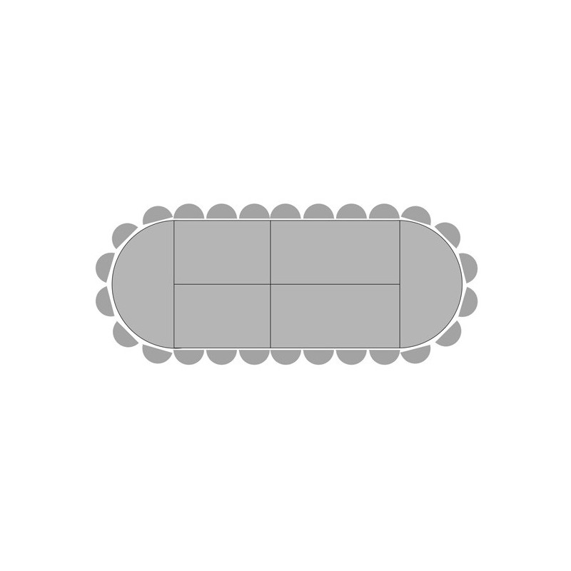 Location tables ovales – Grandes dimensions & réception pro